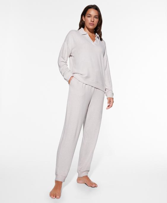 Sand long pyjama set | OYSHO ราชอาณาจักรไทย / Thailand