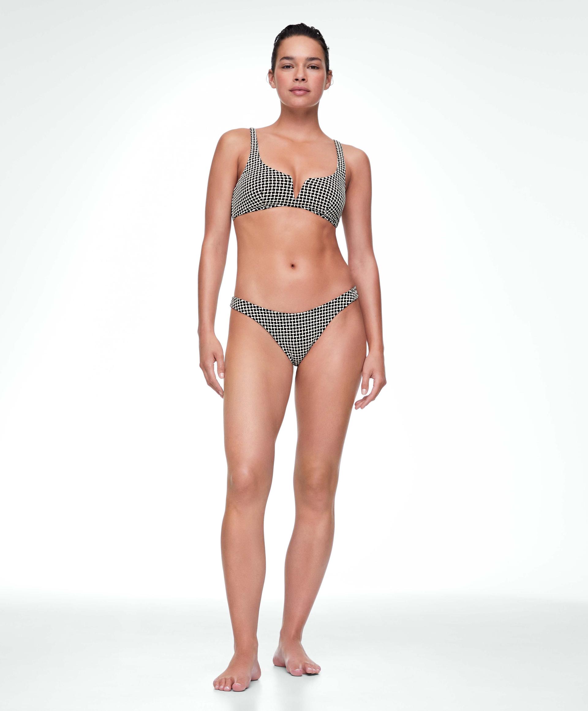 Parte de cima de biquíni halter minifiguras geométricas | OYSHO Portugal