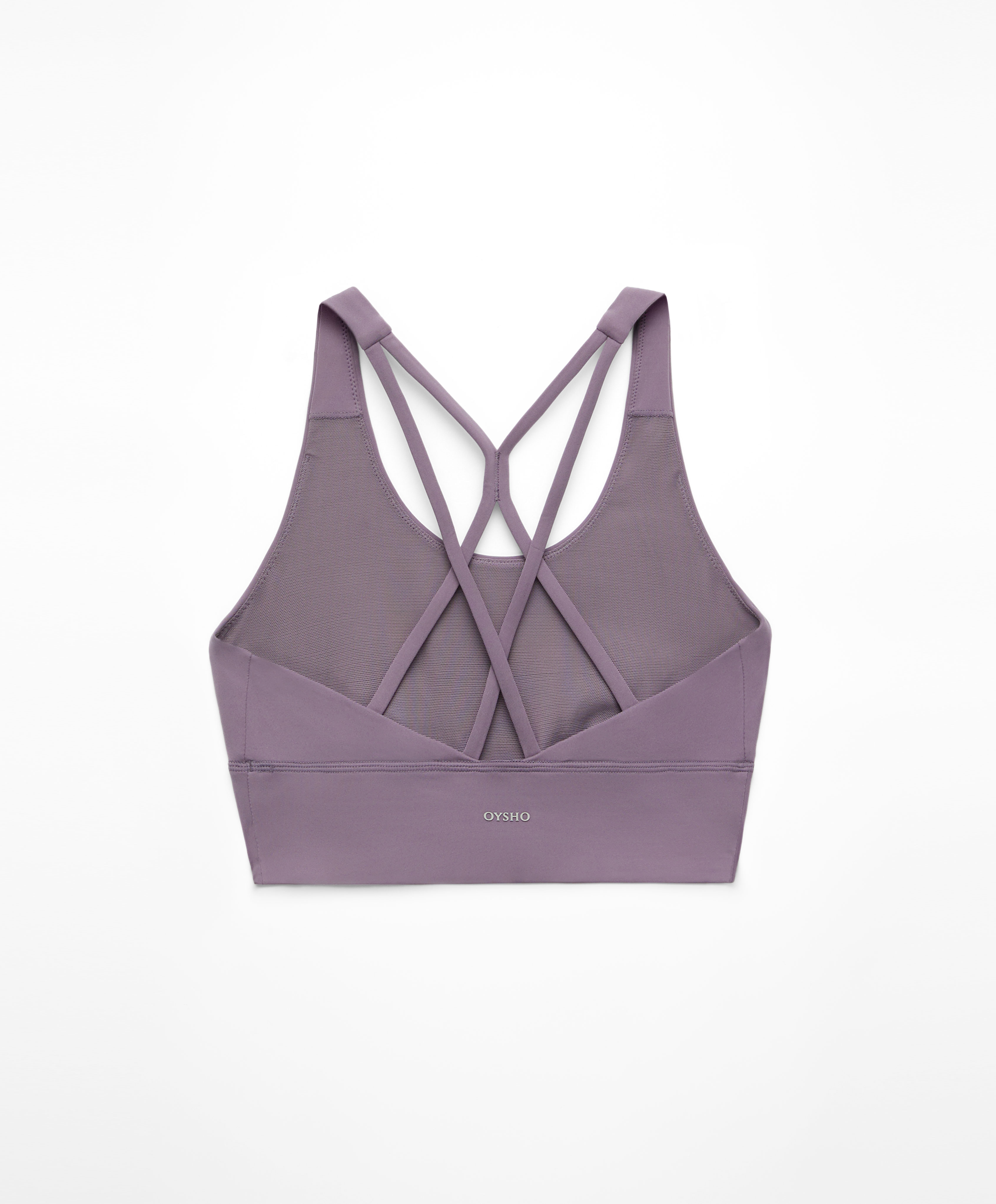 Medium-support Comfortlux sports bra with cups | OYSHO United Kingdom