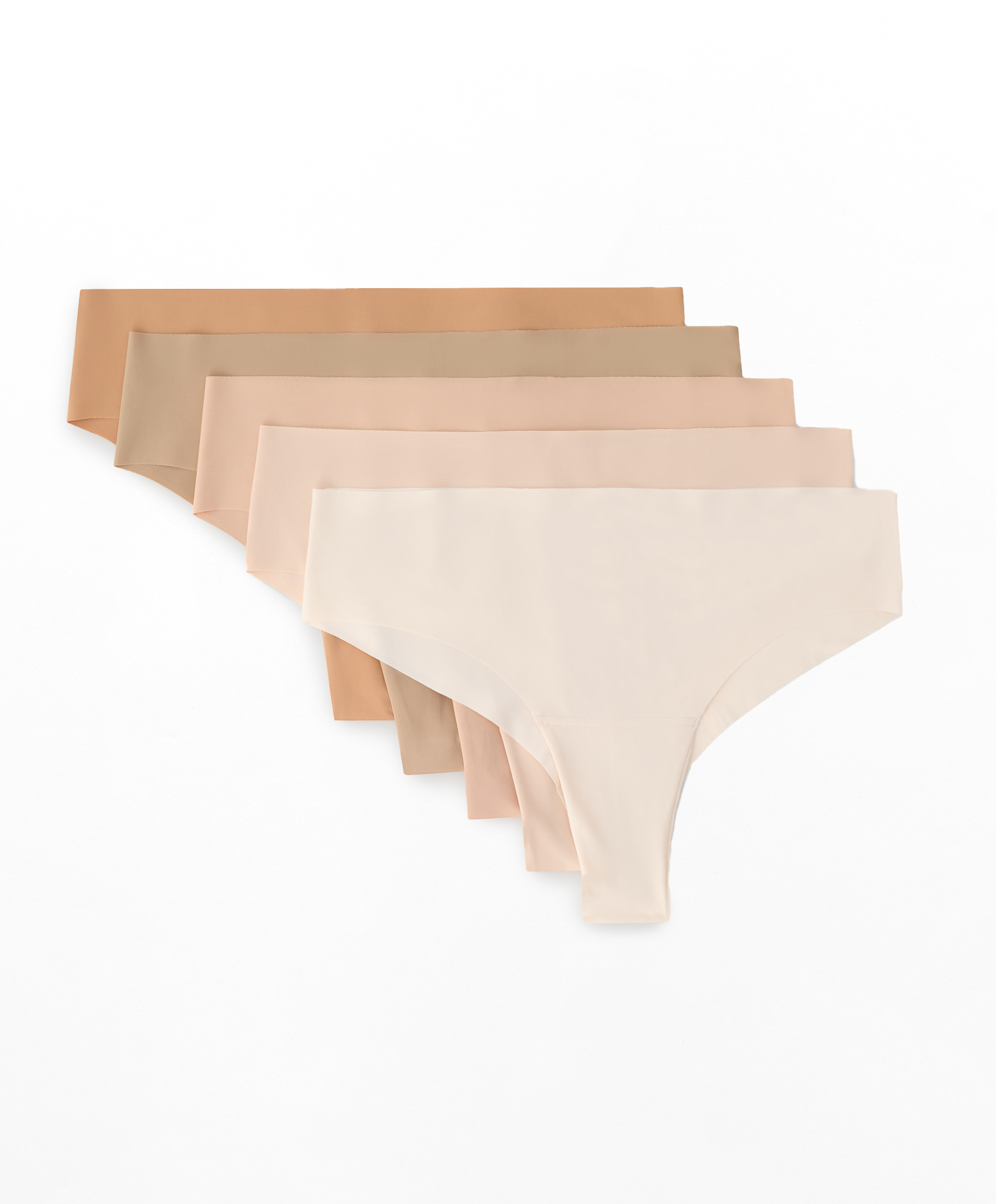 5 PANTONE™ invisible Brazilian briefs - | OYSHO United States