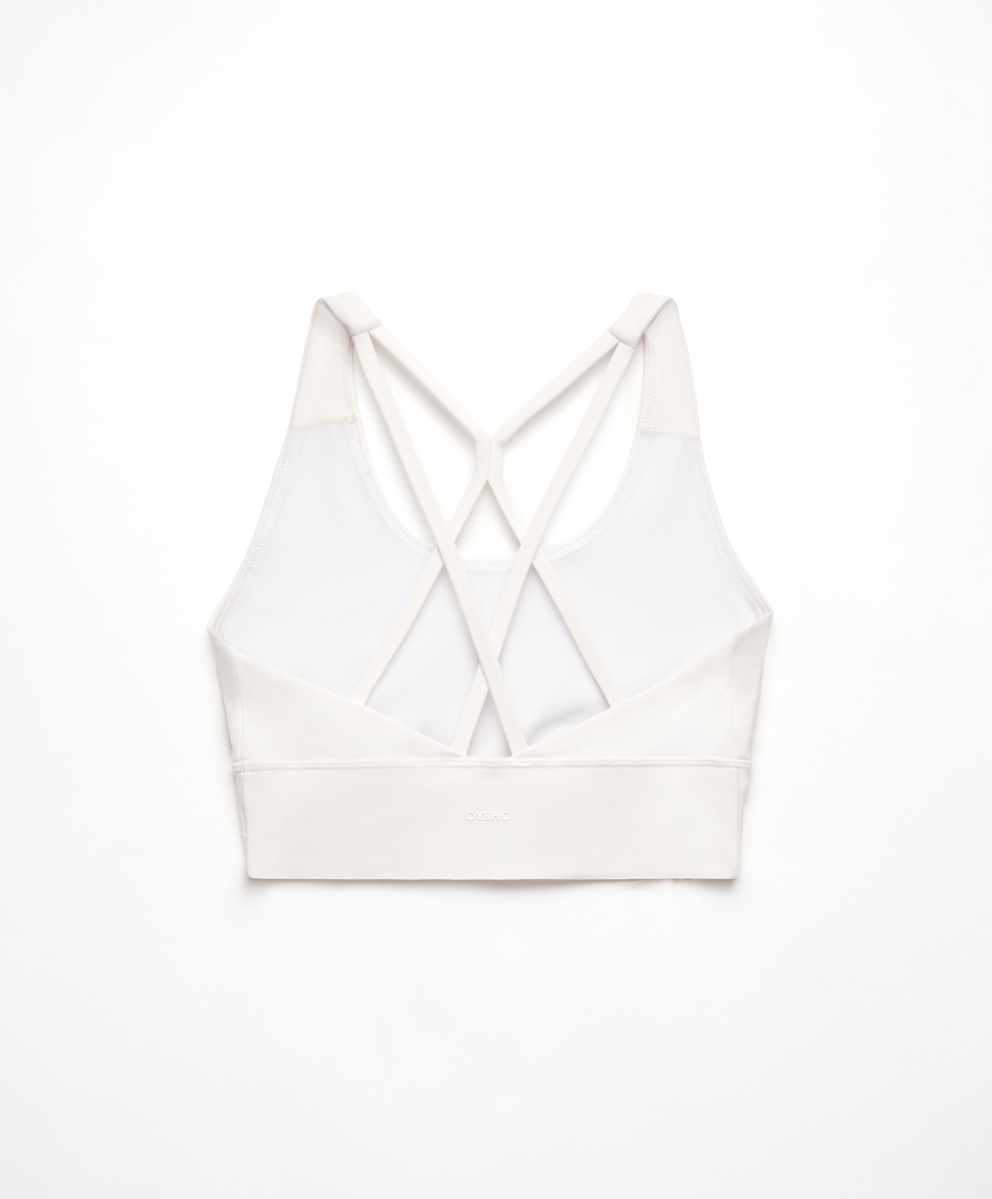 Medium-support sports bra with cups | OYSHO THAILAND