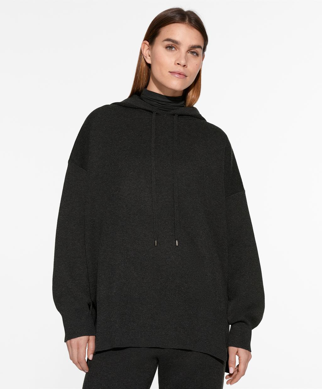 Πλεκτό φούτερ oversized με κουκούλα | OYSHO Ελλάδα