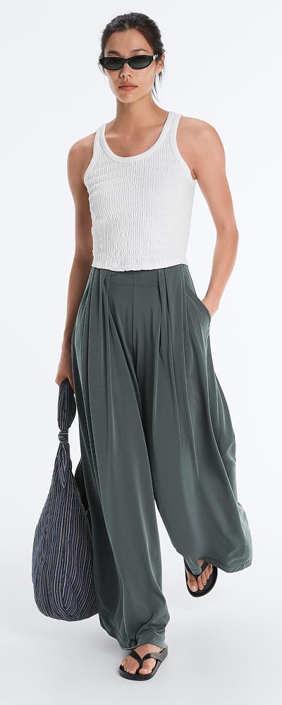 Wide leg - Pantaloni | OYSHO Italia