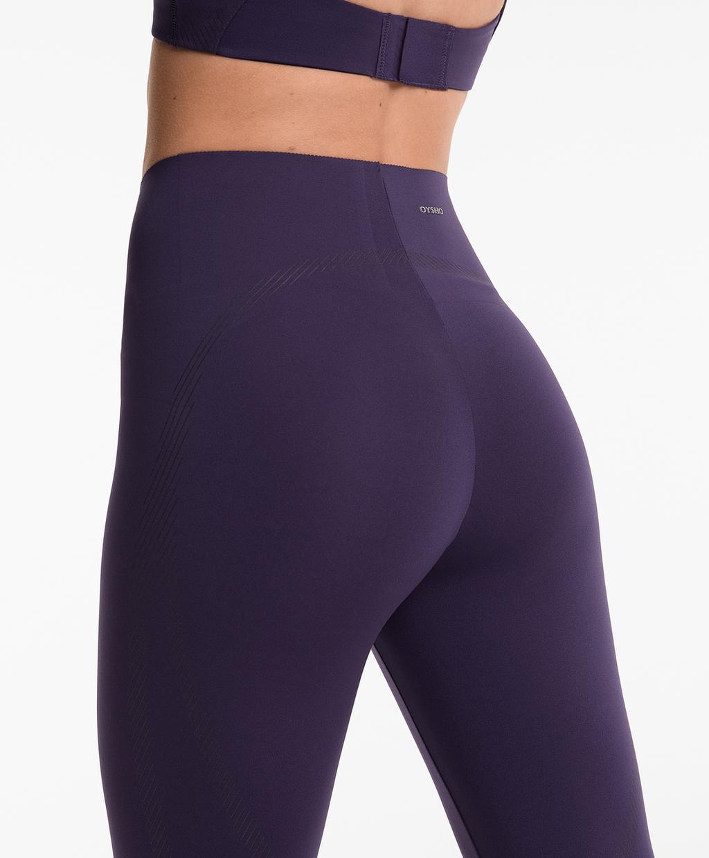 Compressive reflective 65cm ankle-length leggings | OYSHO France