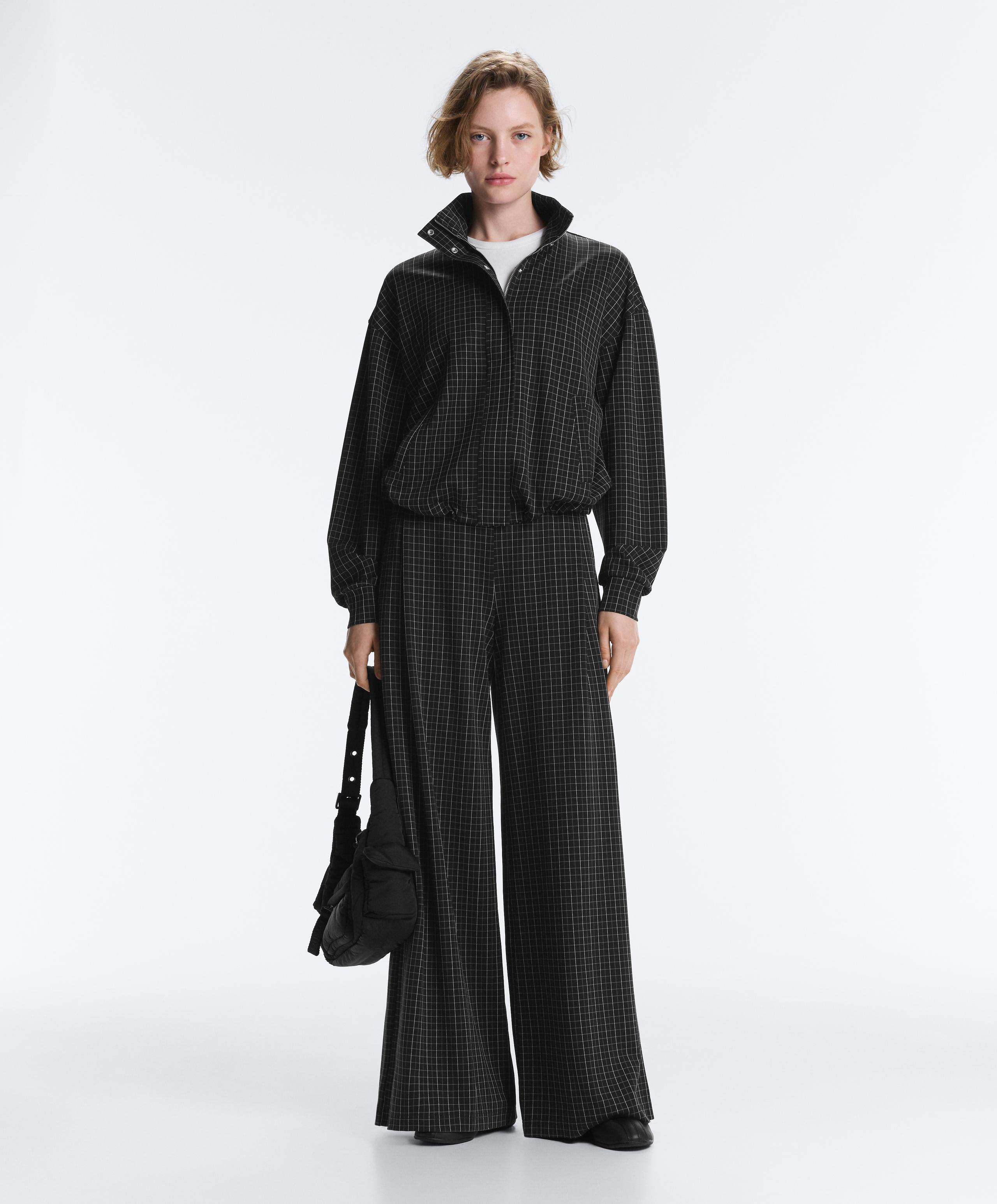 Pantalon large à carreaux | OYSHO Schweiz