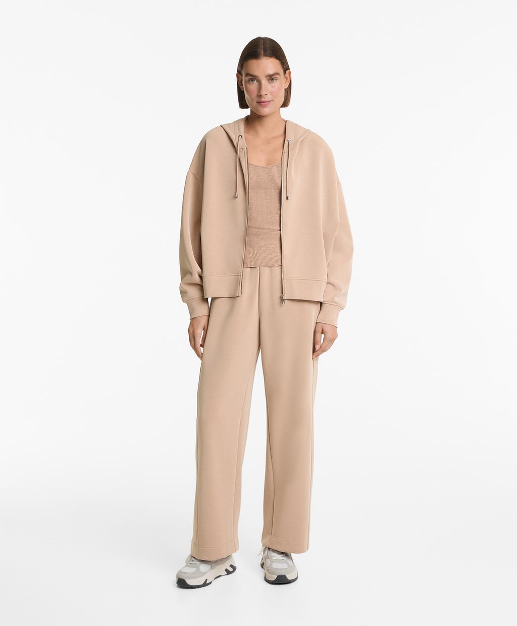 Brushed soft-touch jacket with modal | OYSHO Schweiz