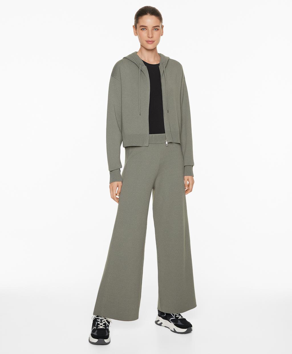 Ensemble en maille droit vert | OYSHO France