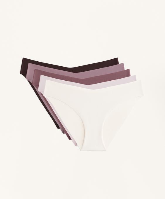 5 invisible V cut polyamide blend classic briefs | OYSHO United Kingdom ...