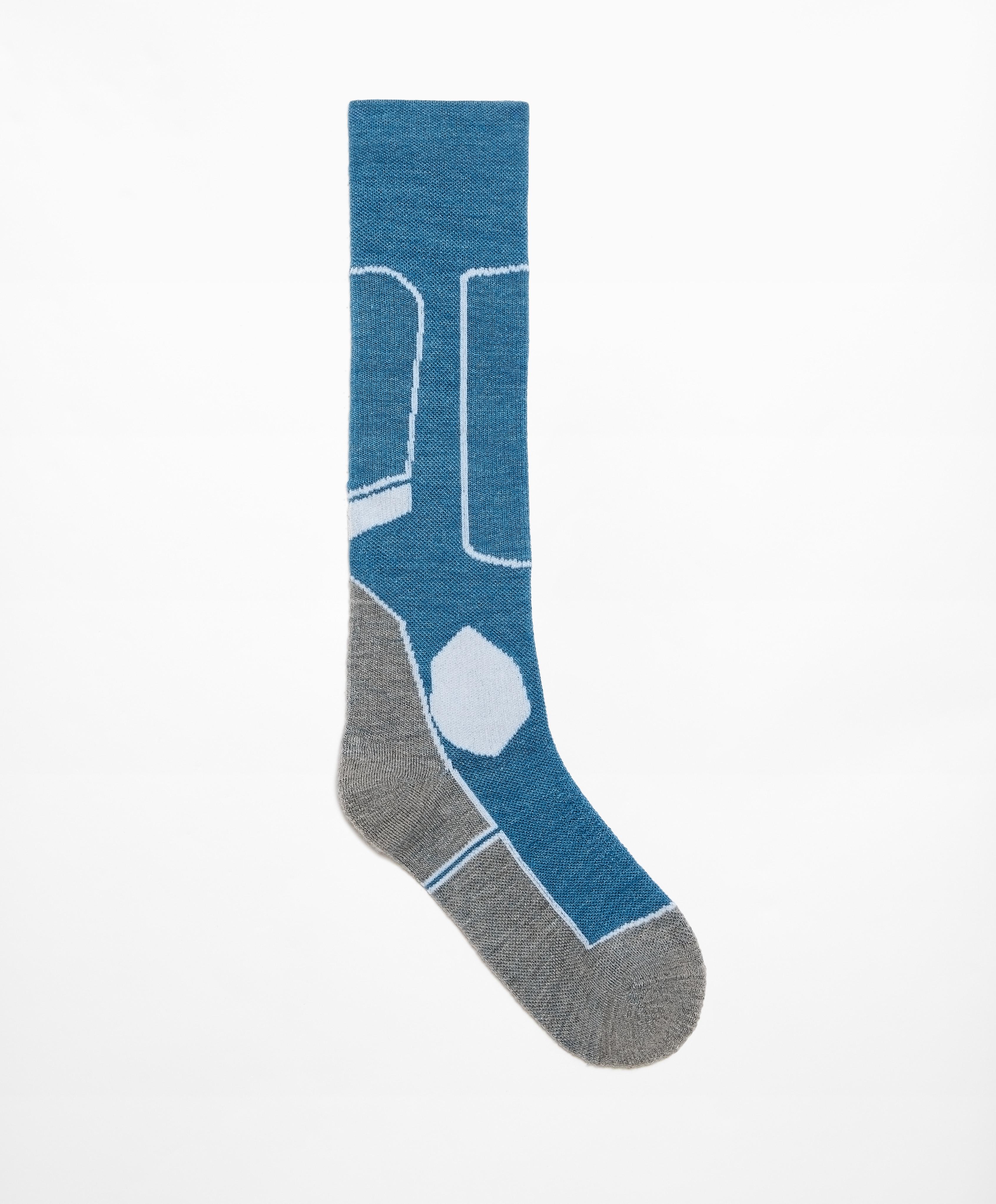 WOOLMARK® wool blend long ski socks | OYSHO Ireland