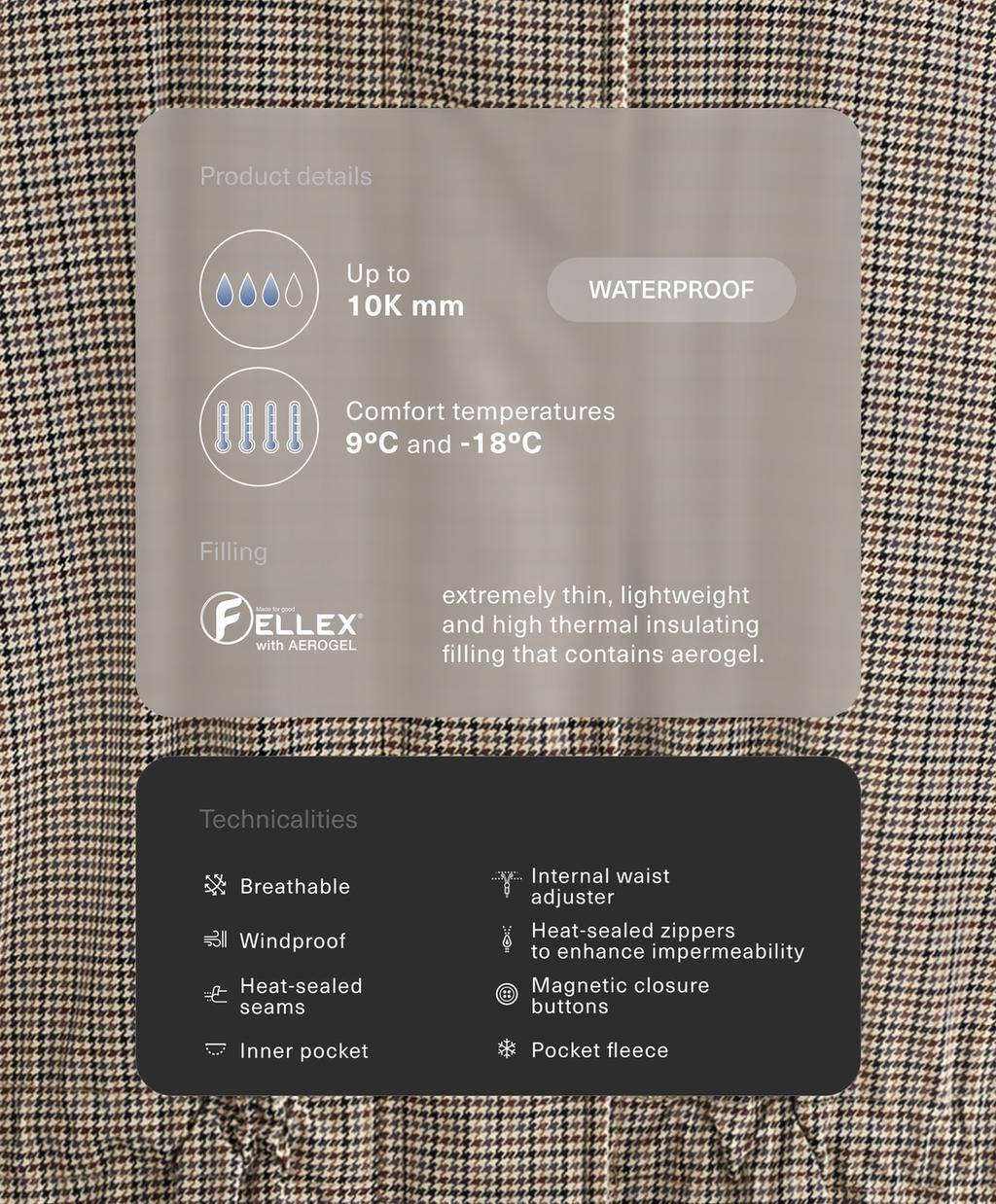 FELLEX® AEROGEL 10k waterproof padded jacket | OYSHO United Kingdom