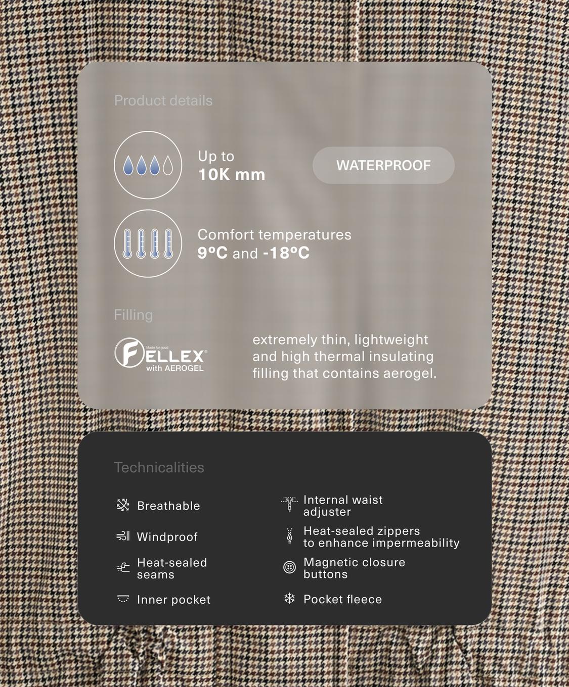 FELLEX® AEROGEL 10k waterproof padded jacket | OYSHO United Kingdom