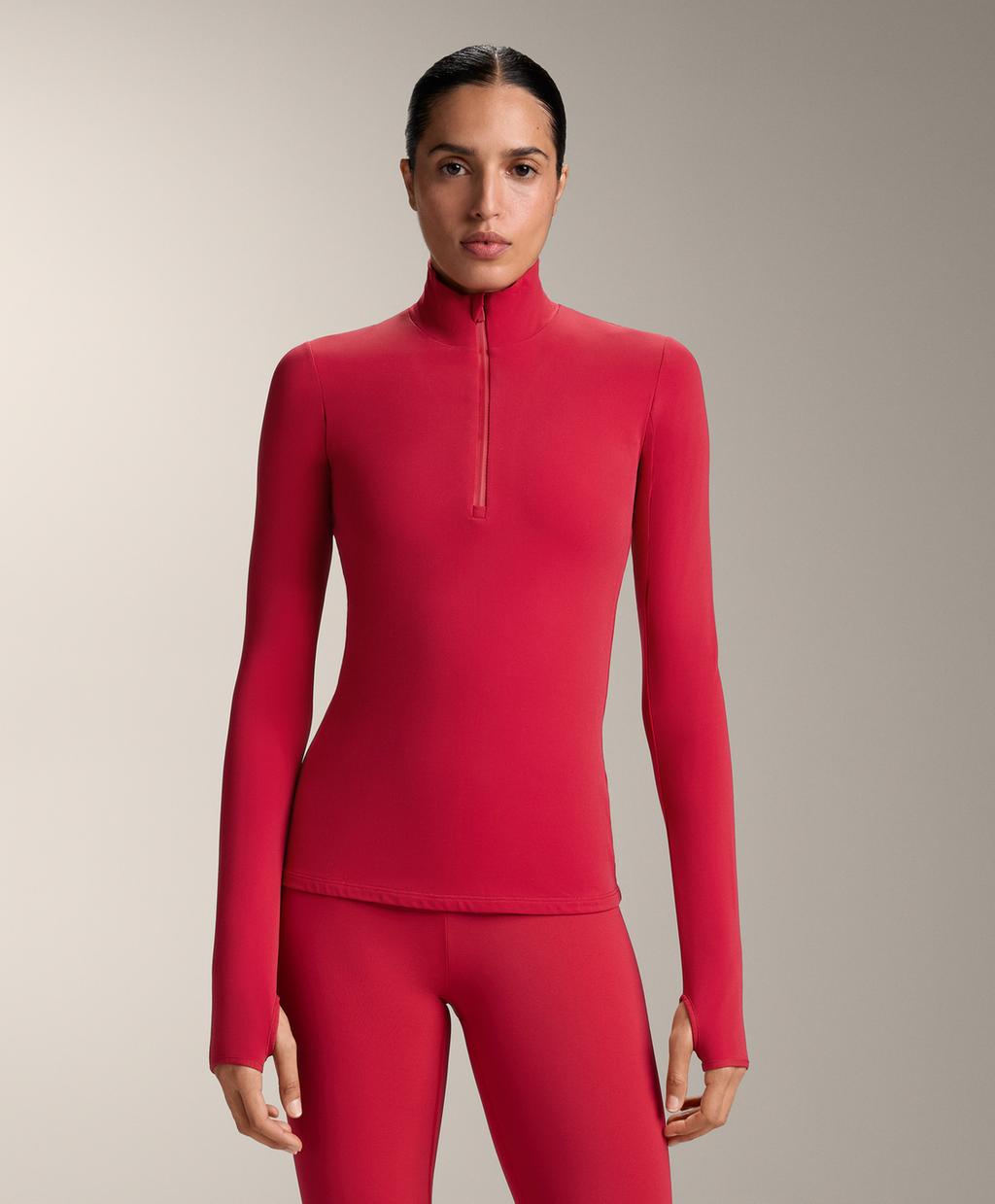 Thermal base layer half-zip top | OYSHO United Kingdom