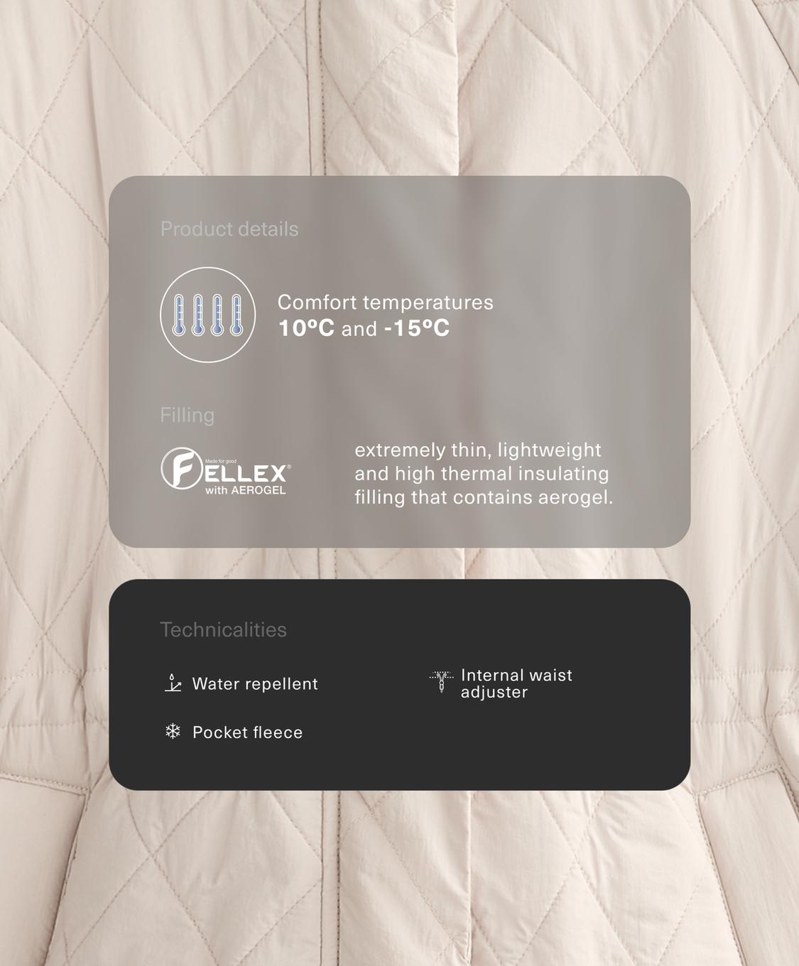 FELLEX® AEROGEL long padded jacket | OYSHO United Kingdom