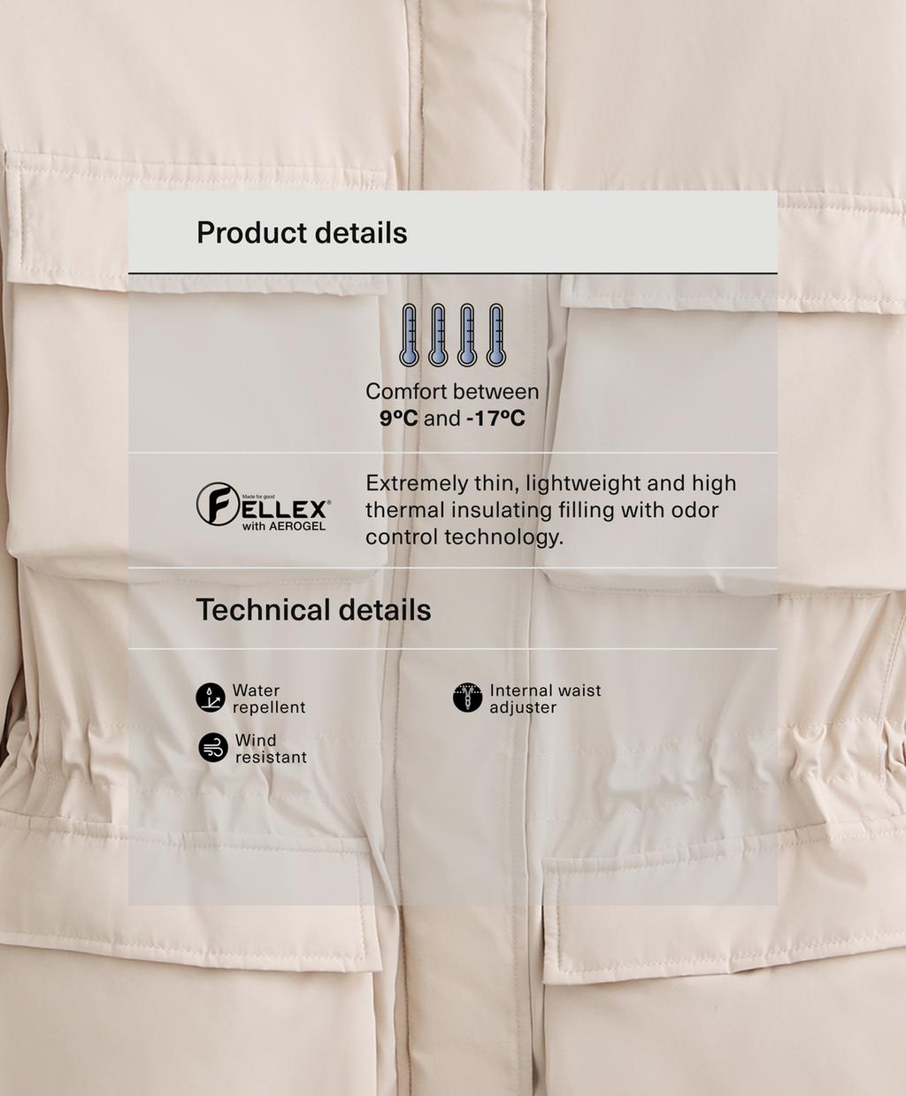 Стьобана куртка utility з наповнювачем FELLEX® з AEROGEL | OYSHO ...