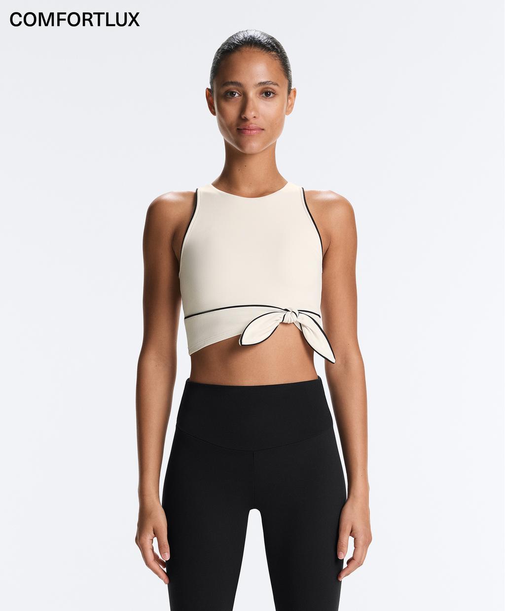 Women's White Tank Tops & T-Shirts | OYSHO UK United Kingdom