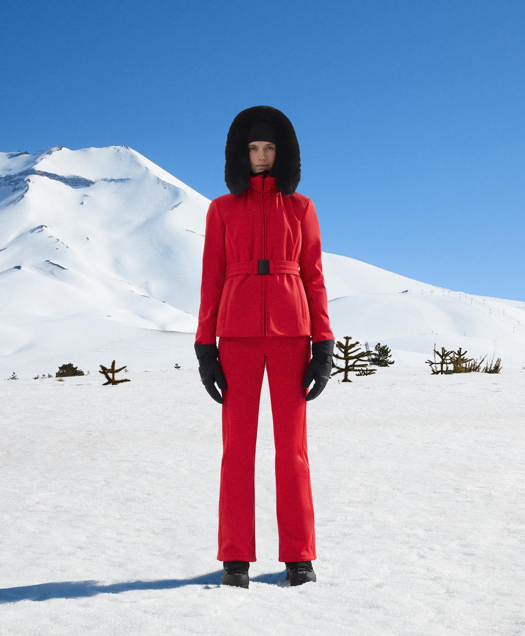 Red total ski look | OYSHO Kuwait