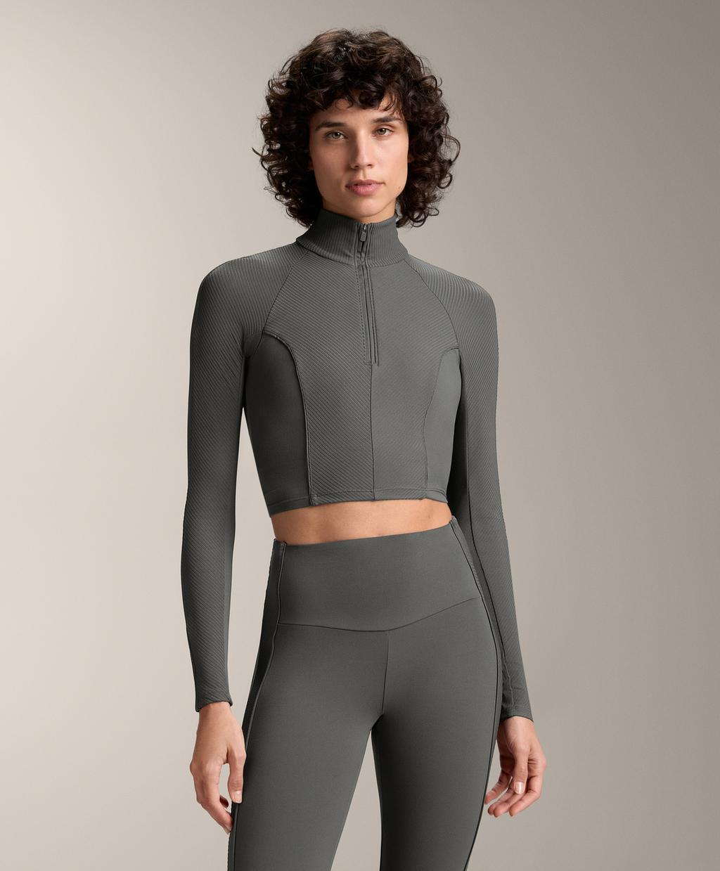 Comfortlux long sleeve rib side tank top | OYSHO United Kingdom | Sale