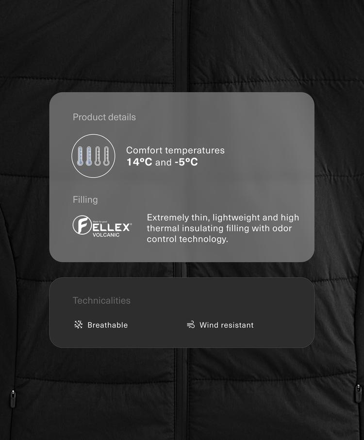 FELLEX® Volcanic padded technical jacket | OYSHO Serbia | Sale