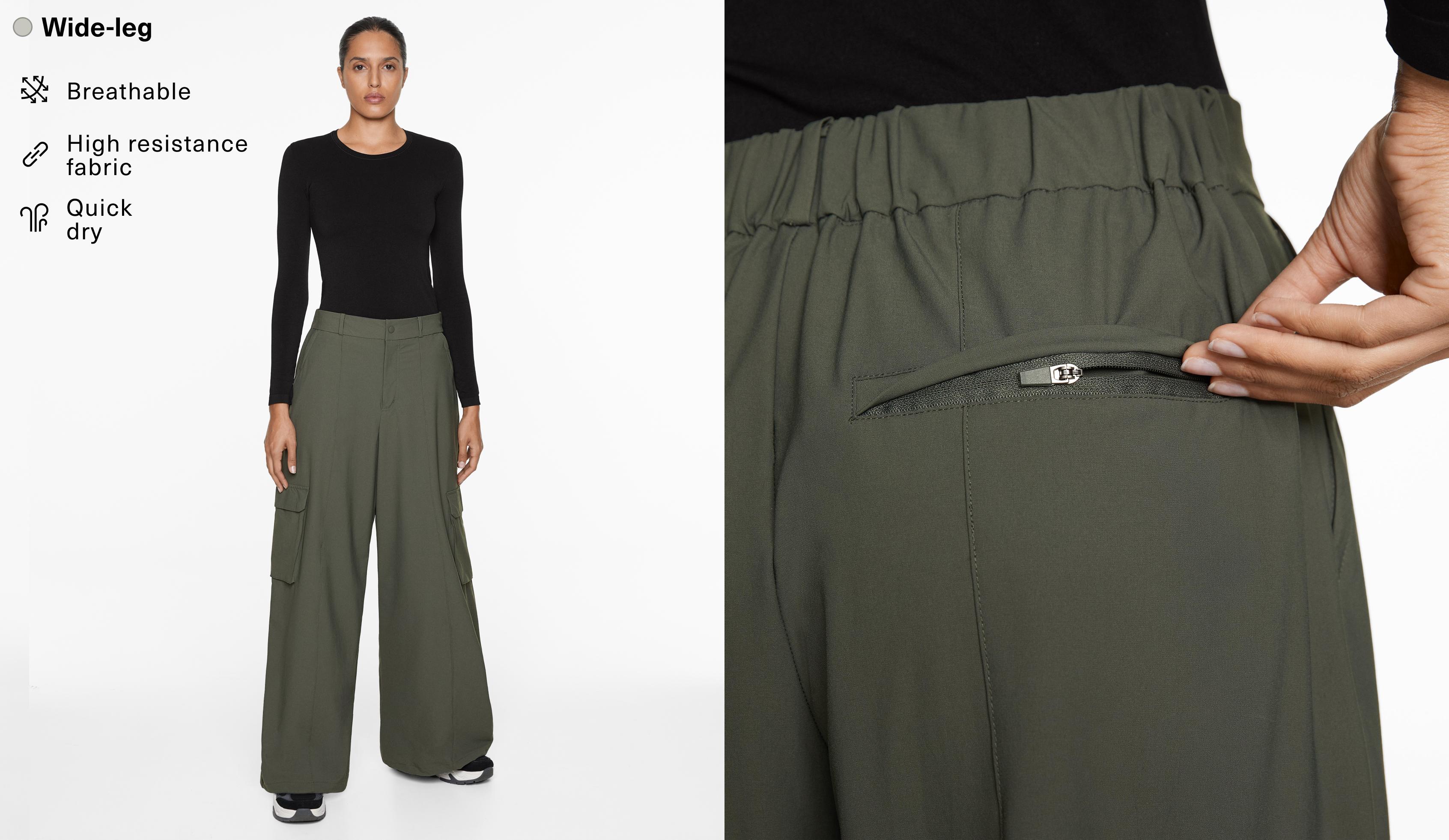 Women's Wide-Legged Trousers | OYSHO United States