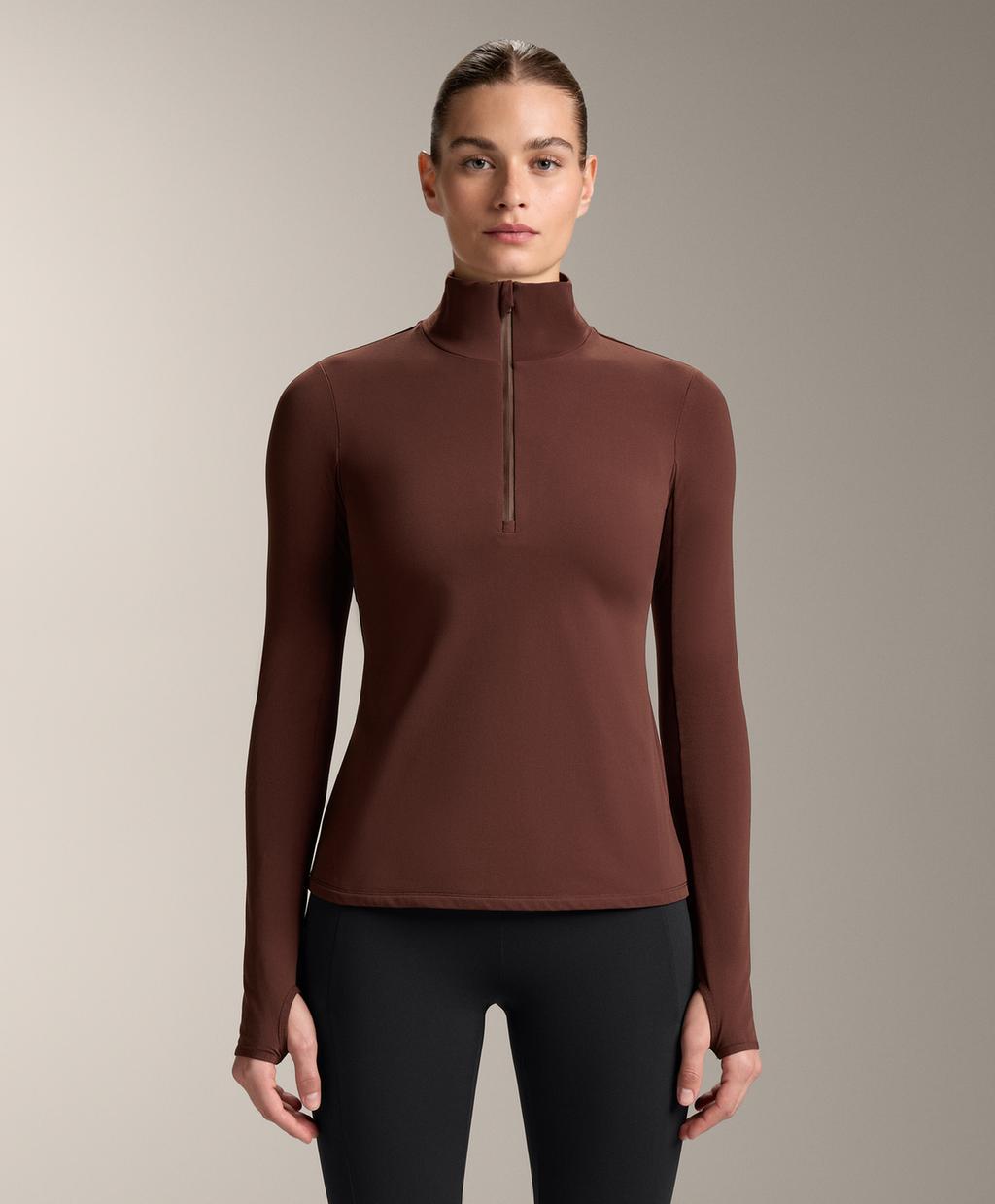 Thermal base layer half-zip top | OYSHO United Kingdom