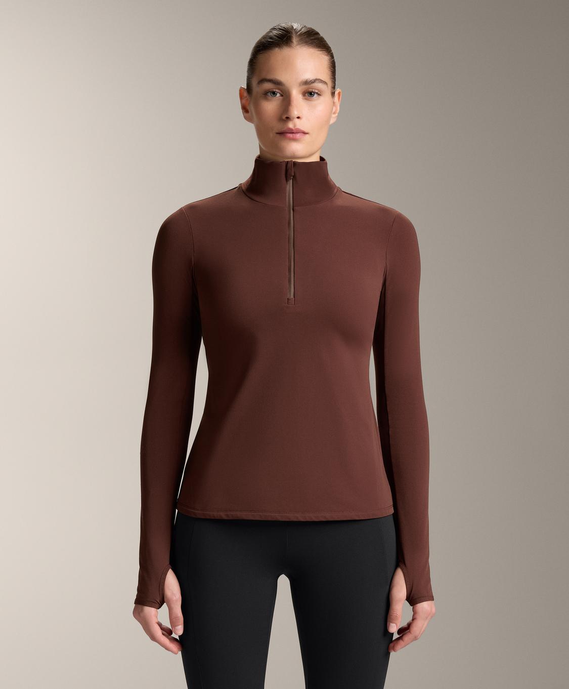 Thermal base layer half-zip top | OYSHO United Kingdom