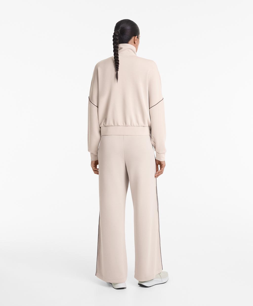 Piping jacket with soft-touch modal and buttons | OYSHO United Kingdom