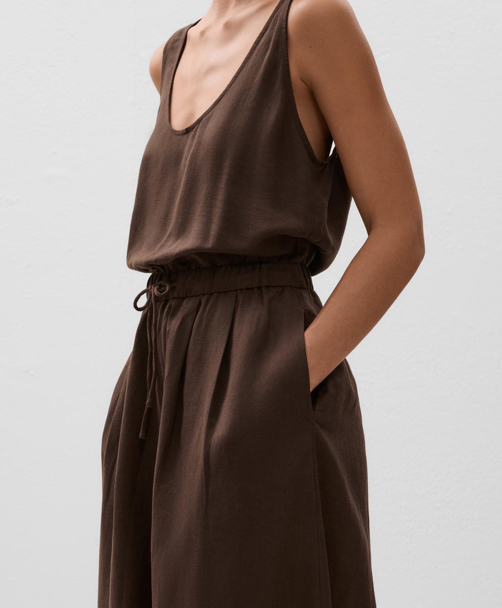 Macacão balloon com linho | OYSHO Portugal