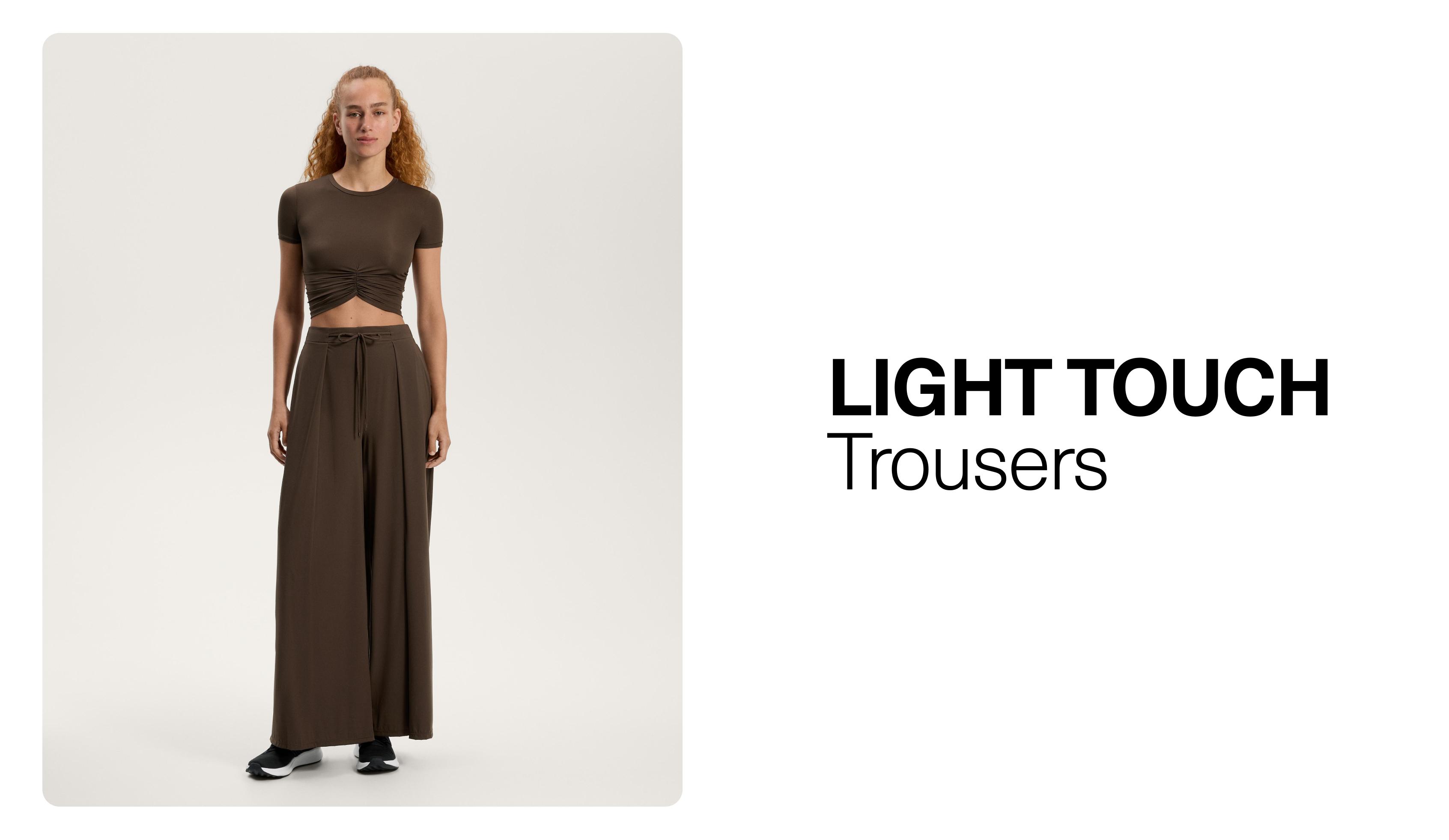 Pantalón wide leg de mujer | OYSHO México