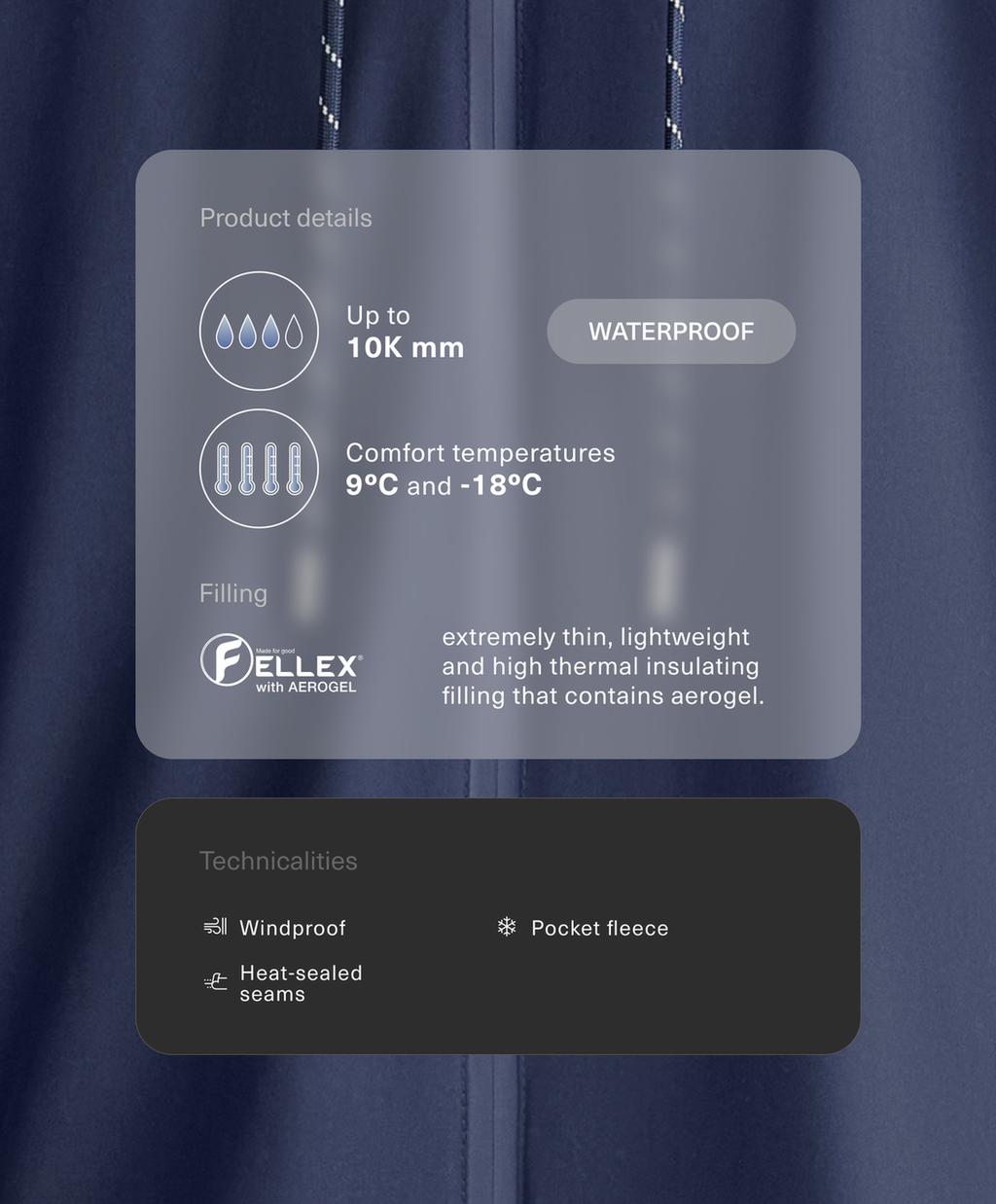 FELLEX® AEROGEL 10k waterproof padded jacket | OYSHO United Kingdom