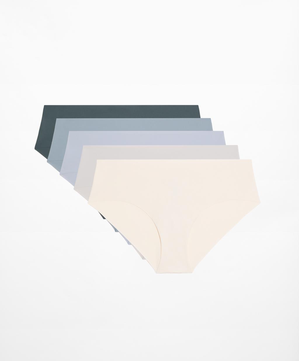 5 laser-cut polyamide blend full classic briefs | OYSHO México