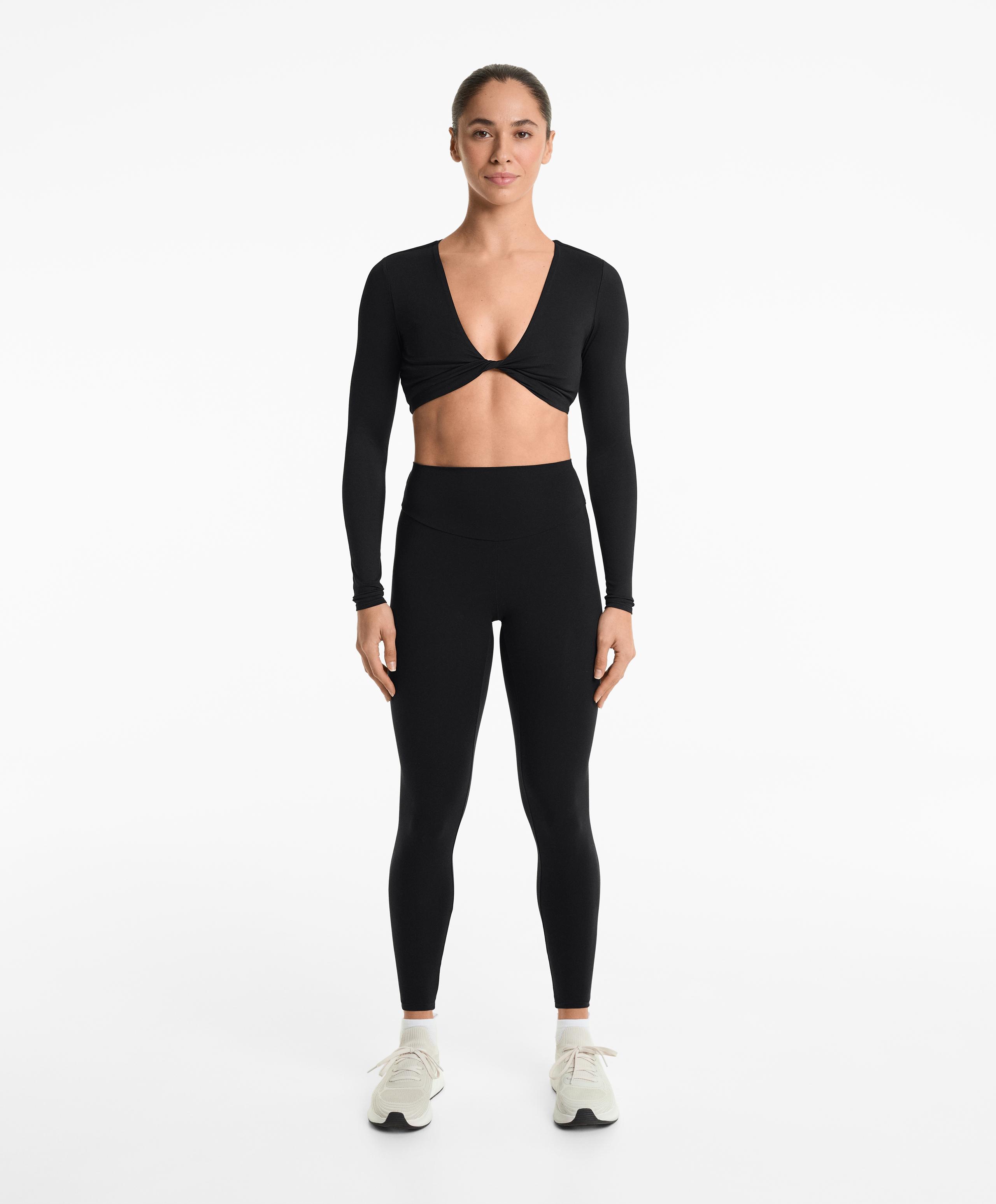 Total look high rise comfortlux μαύρο | OYSHO Ελλάδα