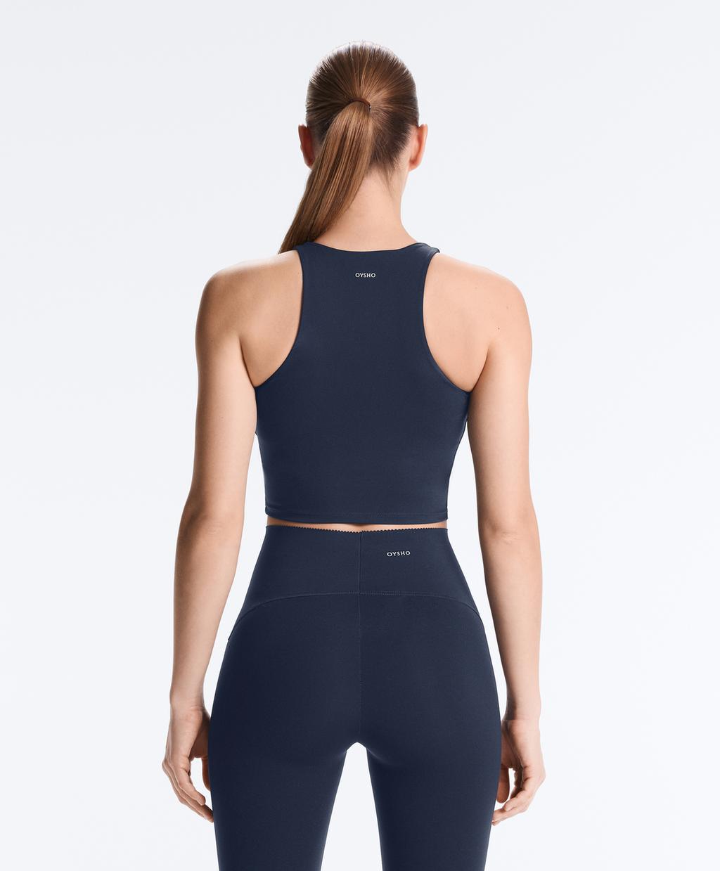 Playera Azul Marino para Mujer | OYSHO México