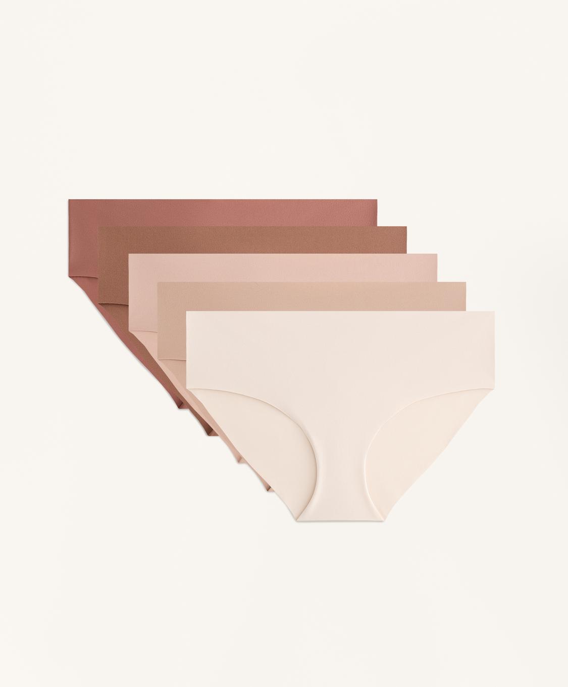 5 onzichtbare hipster slips van polyamide mix PANTONE™ | OYSHO Netherlands