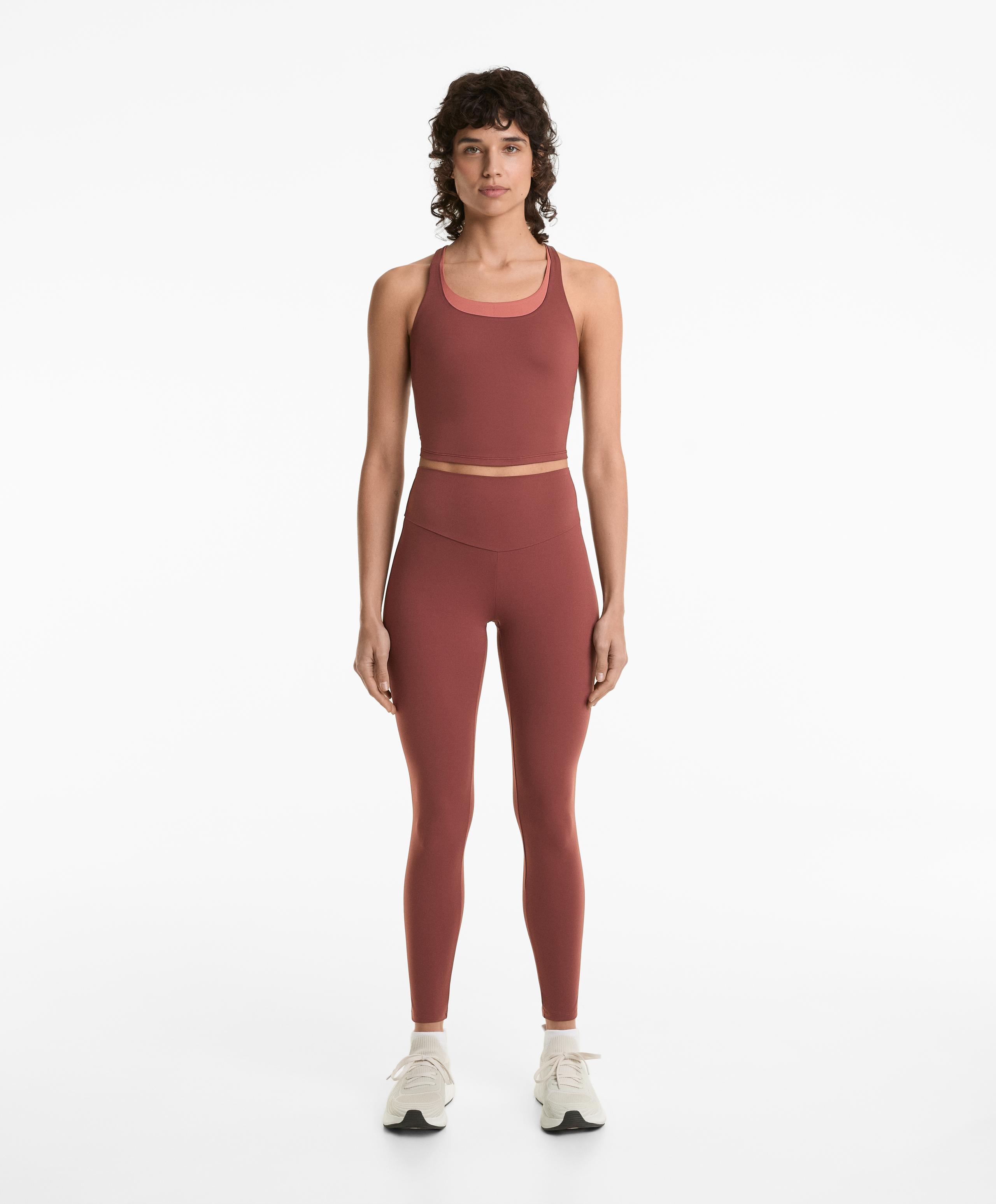 Brown comfortlux high rise total look | OYSHO México