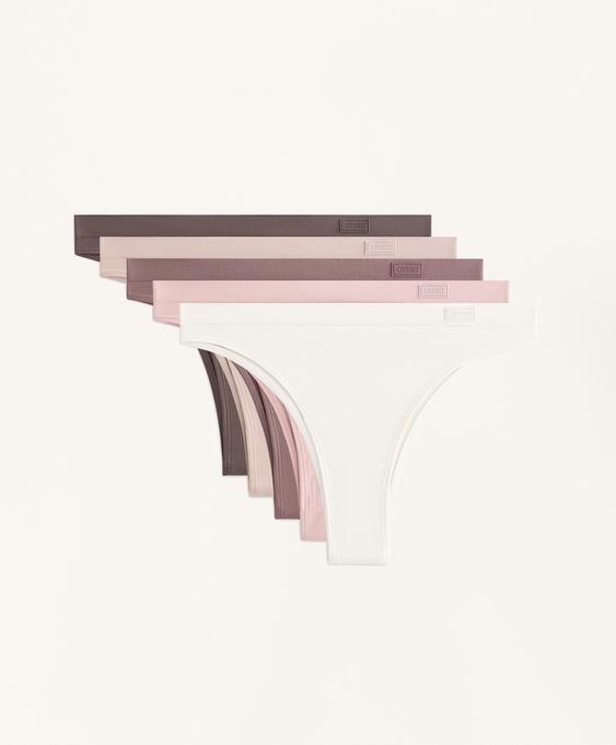 5 bragas brasileñas seamless soft touch | OYSHO España | Rebajas