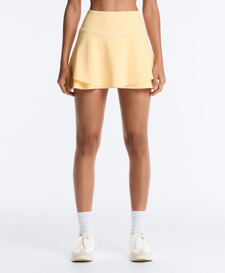 Double layer high rise short skirt | OYSHO Finland