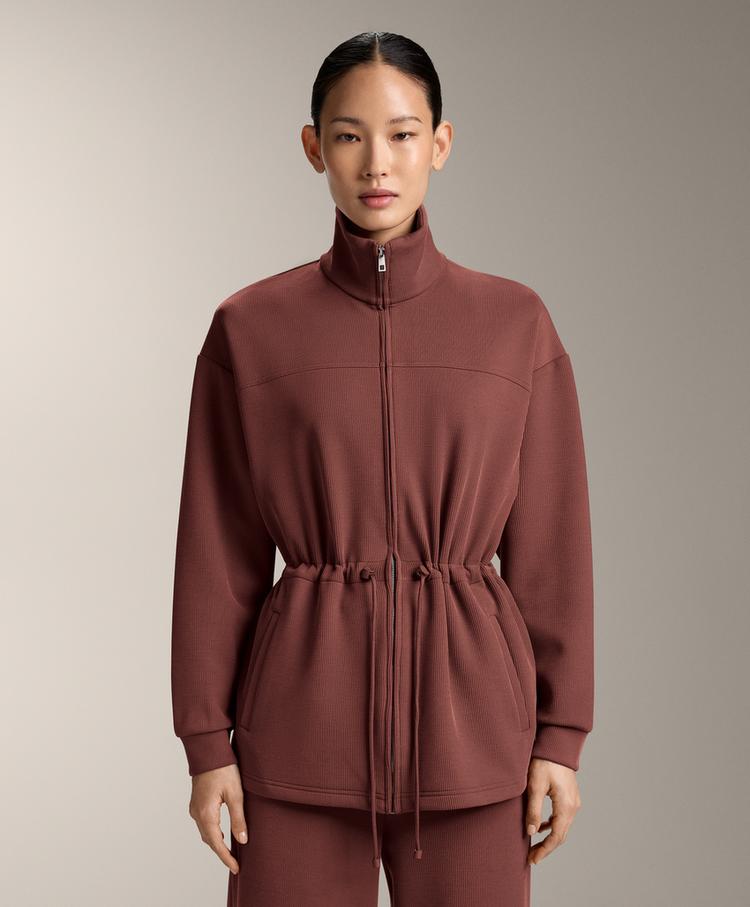 Long jacket with adjustable waist | OYSHO United Arab Emirates