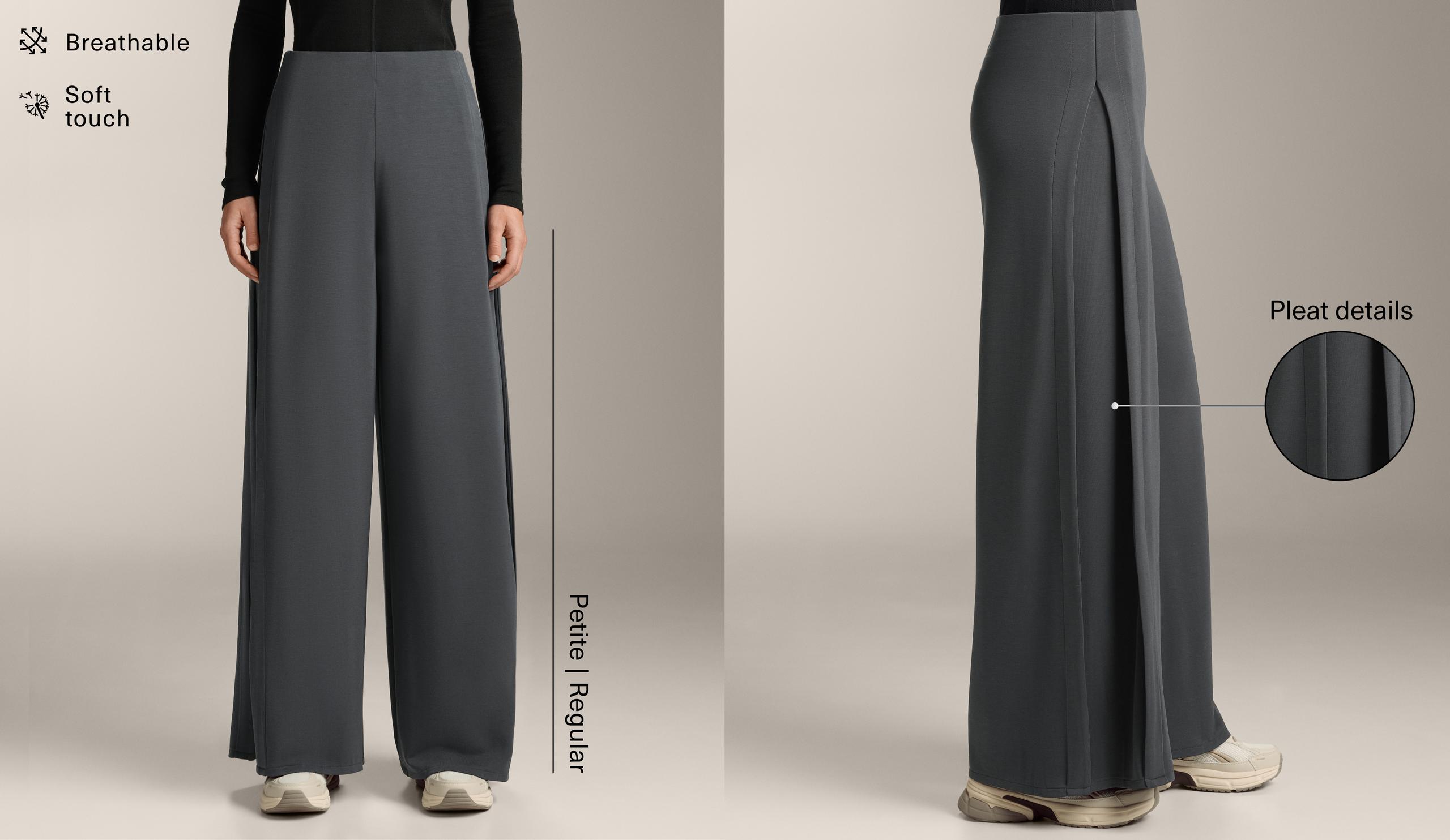 Pantalón wide leg de mujer | OYSHO México